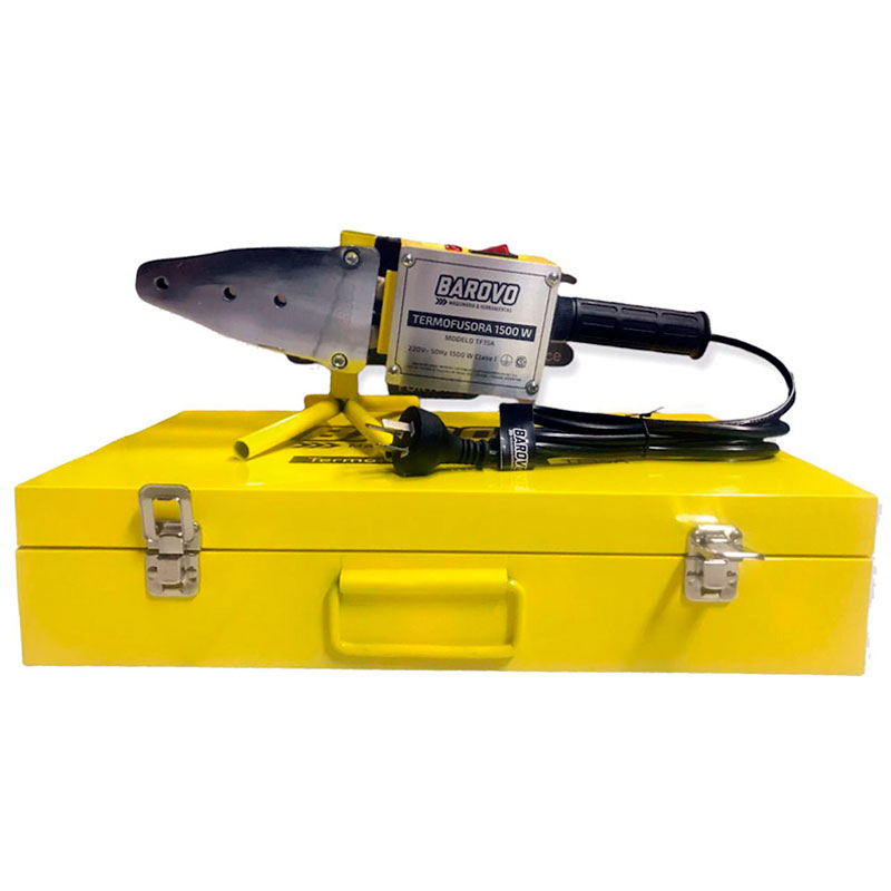 Termofusora 1500W con 6 boquillas y maletín de transporte | Electromingo