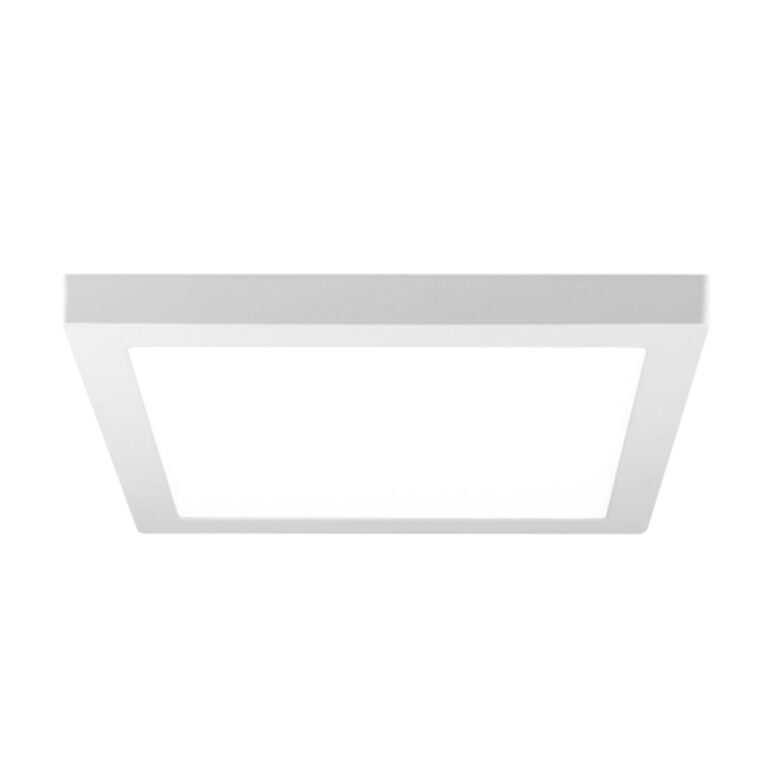 Plafón led cuadrado de aplicar 18w | Electromingo